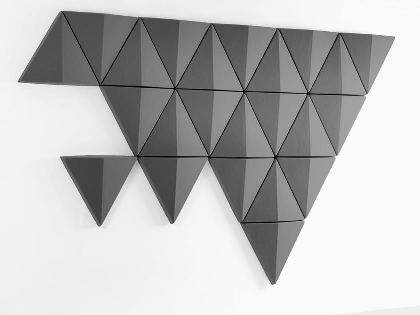 Fabric Decorative acoustic panel BITS WALL By Abstracta design Anya Sebton