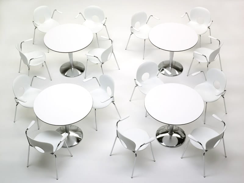 OLIVIA | Chair with armrests By REXITE design Raul Barbieri