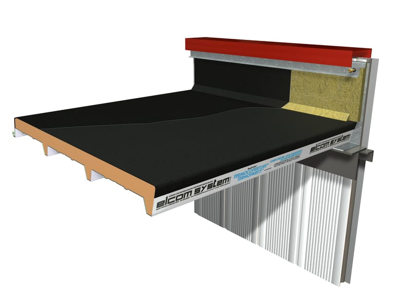Insulated metal panel for roof TERMOCOPERTURE® RP/ST FLEX-DECK By ELCOM ...
