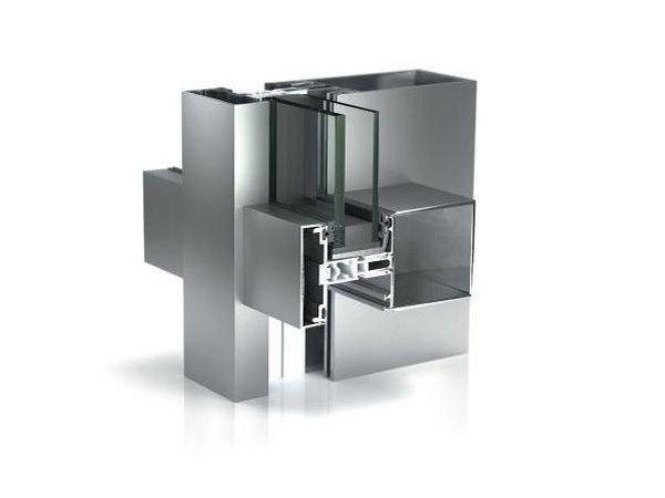 Continuous facade system WICTEC 60 By WICONA