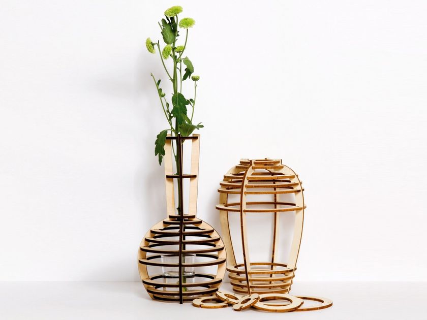 Multi-Layer Wood Vases | Archiproducts