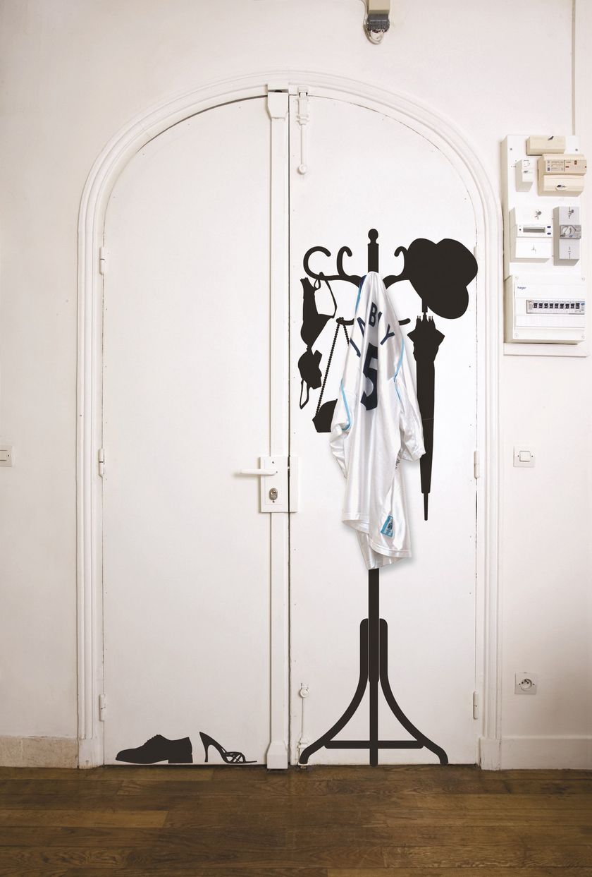 Vinyl wall sticker VINYL + HANGER By Moustache design 5.5 designstudio