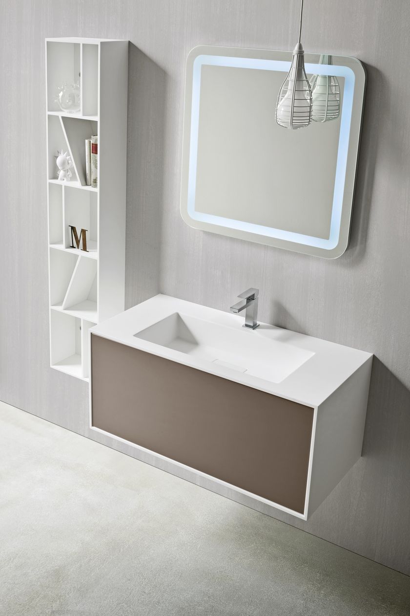 UNICO | Corian® vanity unit By Rexa design Imago Design