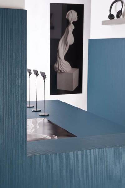 Interior fitting in HPL laminate COLOR PREMIER By Polyrey