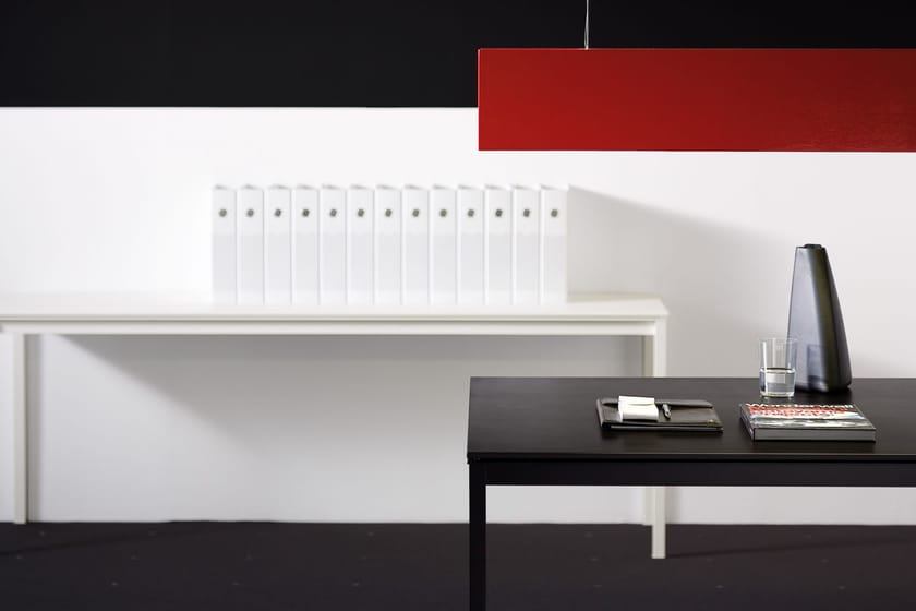 MDF executive desk BIANCONERO By FANTONI