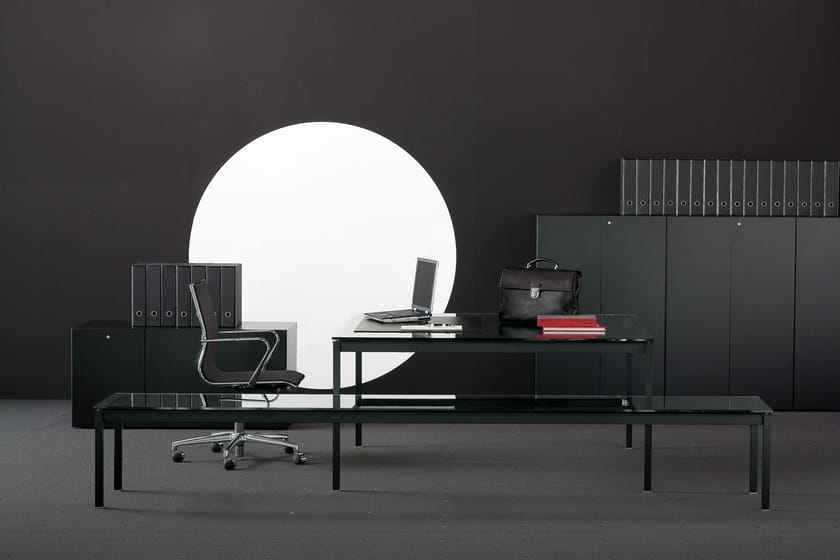 MDF executive desk BIANCONERO By FANTONI