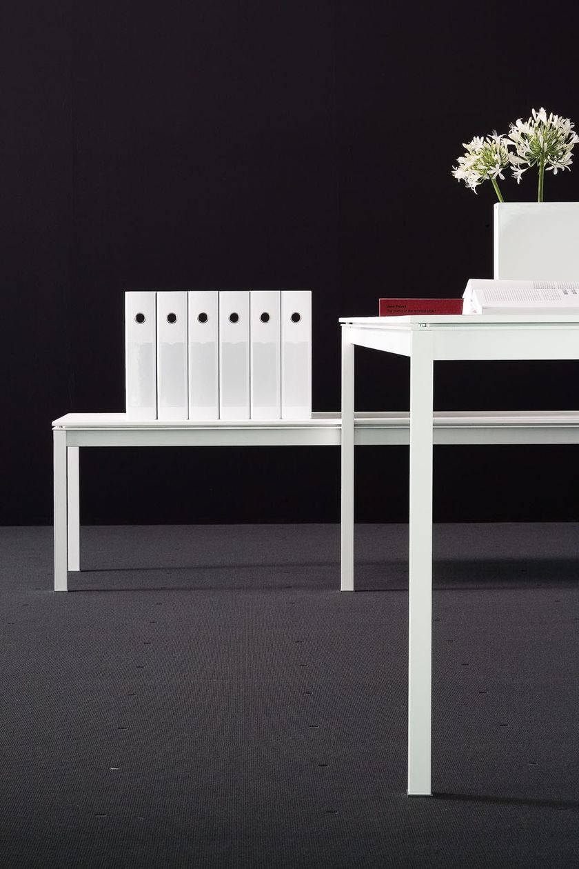 MDF executive desk BIANCONERO By FANTONI