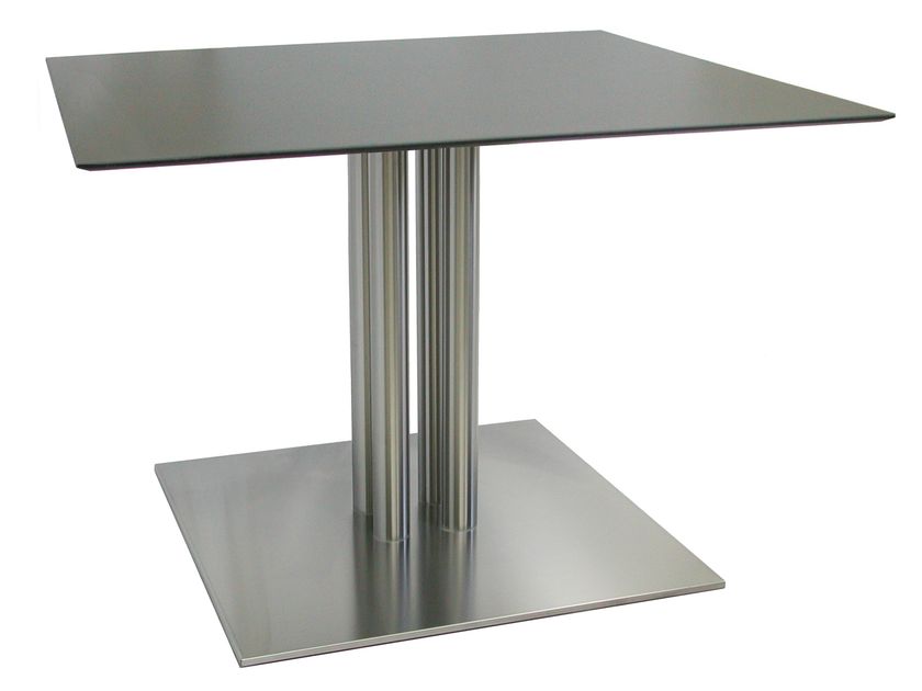 SLIM-76-4-T-X Square stainless steel table By Vela Arredamenti | design ...