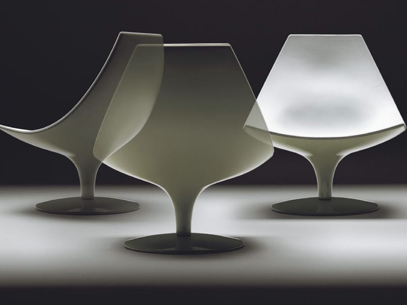 Polyurethane armchair MOON By Tacchini design Pietro Arosio