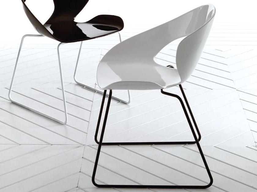 MINIMA | Sled base chair By Esedra
