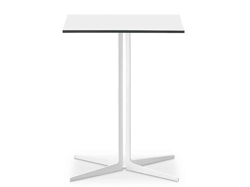 Square table with 4-star base SINTESY By Midj design Studio Balutto ...