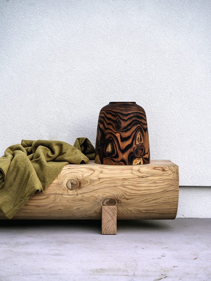 PURE Cedarwood bench By Riva 1920 | design Matteo Thun
