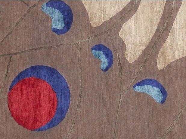 PUTALI Contemporary style rectangular handmade rug By Deirdre Dyson