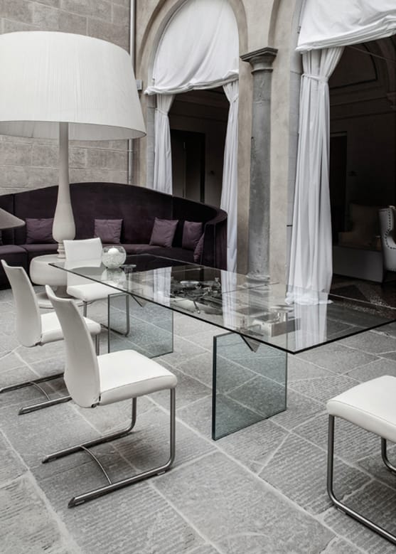 QUASAR | Rectangular table By NAOS design Studio D'Urbino Lomazzi