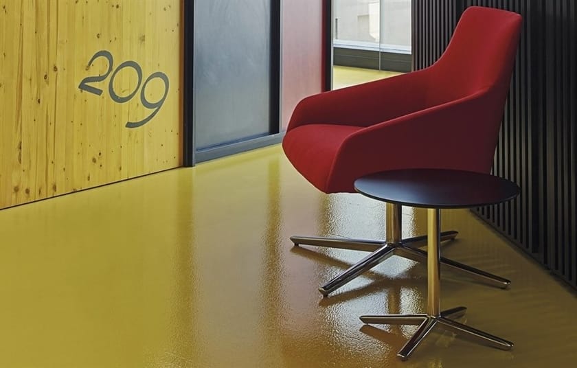 QUATTRO OCCASIONAL SOLID SURFACE SQUARE Coffee table By Andreu World ...