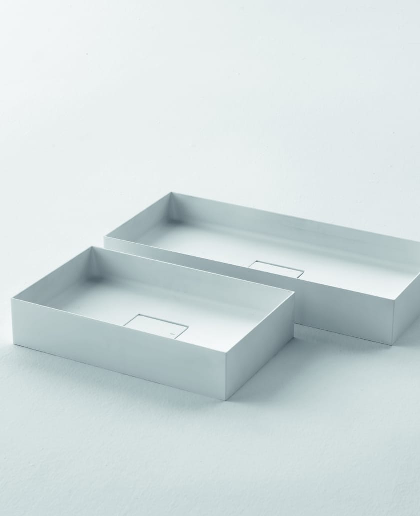 Rectangular Ceramilux® washbasin QUATTRO.ZERO – D8J Quattro.Zero ...