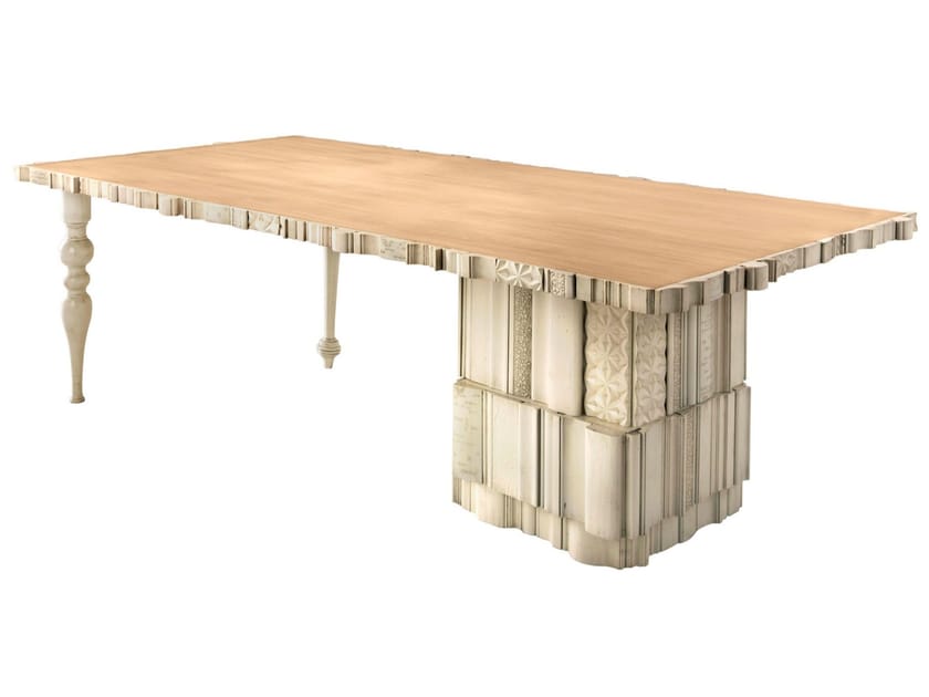 Rectangular wooden table QUEEN By LOLA GLAMOUR
