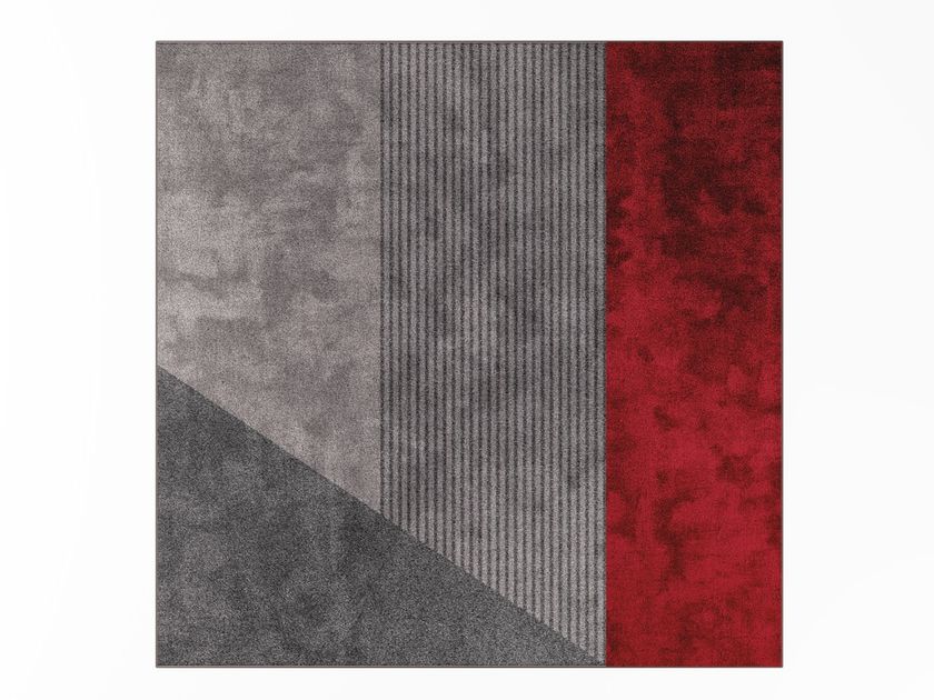 RAY | Square rug By PROF design RMDESIGNSTUDIO