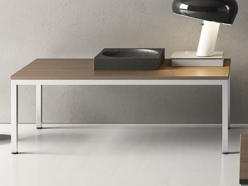 Coffee table Sled base melamine high side table By DVO