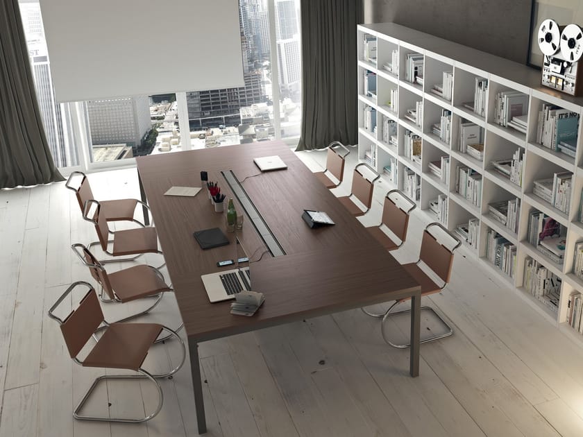 YARD | Rectangular meeting table Yard Collection By Martex