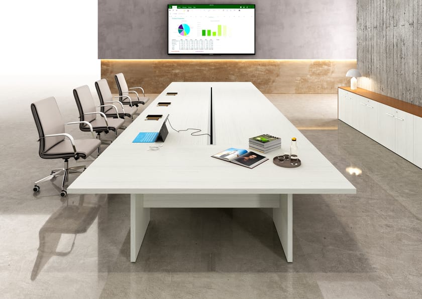 XENO MANAGER | Rectangular meeting table By Styloffice