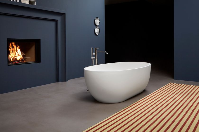 Vasca da bagno centro stanza ovale in Flumood® REFLEXMOOD - Antoniolupi ...