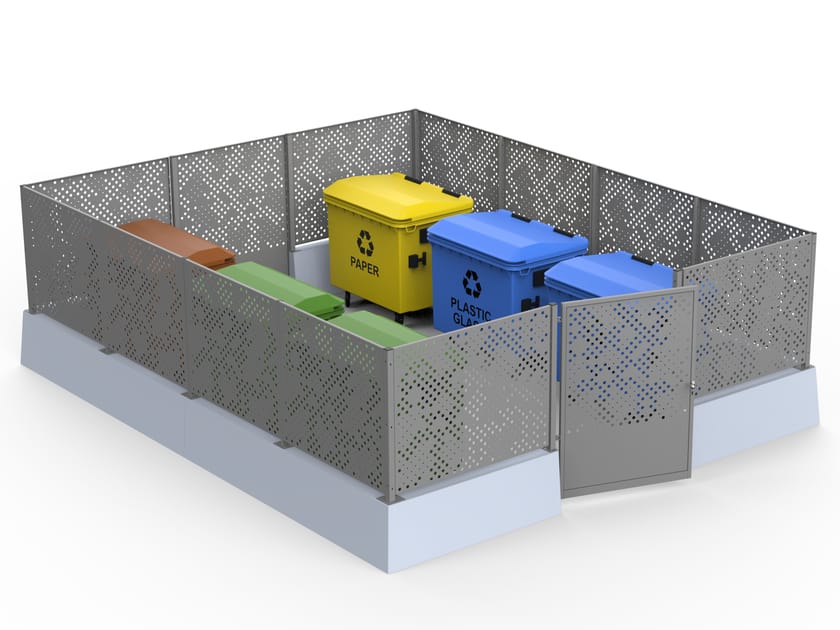 Street waste bin solution RETROSCENA By Bellitalia