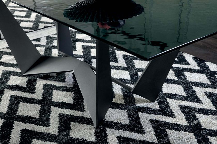 REVERSE | Glass table By Tonin Casa