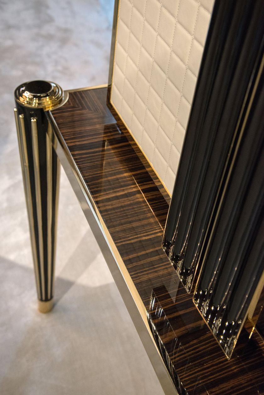 RICHELIEU | Leather bar cabinet Bar cabinet covered in leather By BRUNO ...