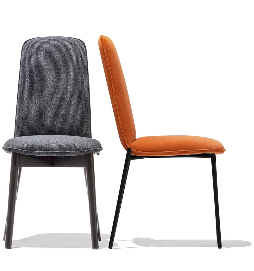 RILEY Upholstered fabric chair By Connubia