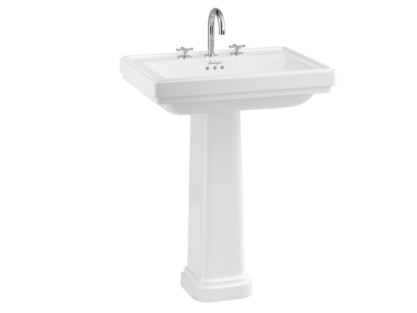 RIVIERA RIV2 | Pedestal washbasin By Burlington Bathrooms