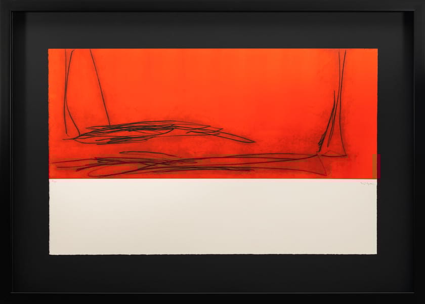 Rojo horizontal II Painting By NOVOCUADRO ART COMPANY | design Ana Alberca