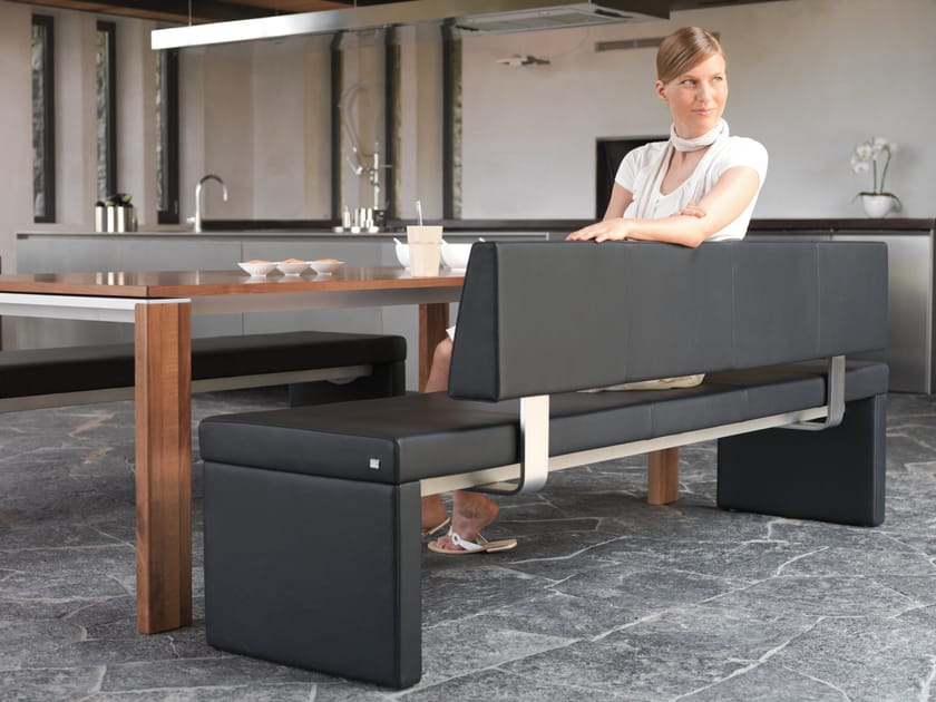 ROLF BENZ 620 | Bench with back By Rolf Benz design BECK DESIGN