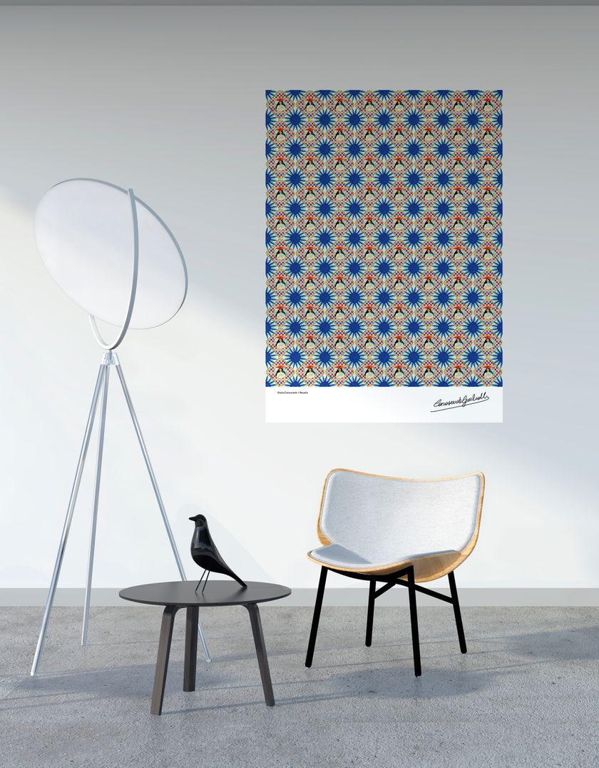 Artwork adesivo riposizionabile in pvc ROSALIA | Poster - PPPattern ...