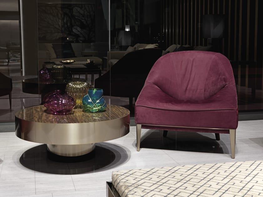 Poltrona imbottita in tessuto ROSEMARY By Visionnaire design Alessandro ...