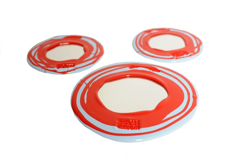 FISH DESIGN Round framed wall-mounted resin mirror By Corsi Design ...