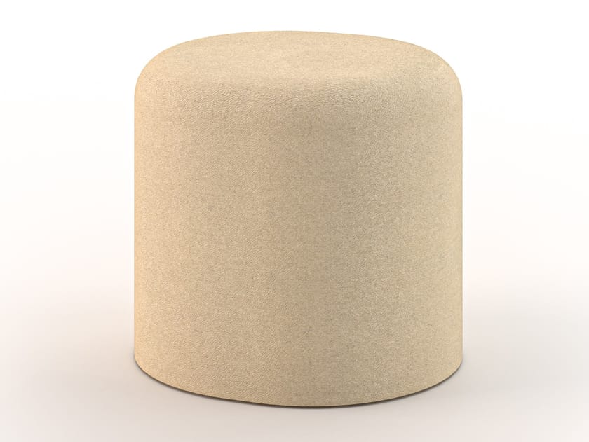 ISOLA Round fabric pouf By IOC project partners | design Raffaella ...