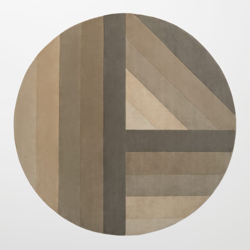 NOON | Round rug Noon Collection By Ross Gardam