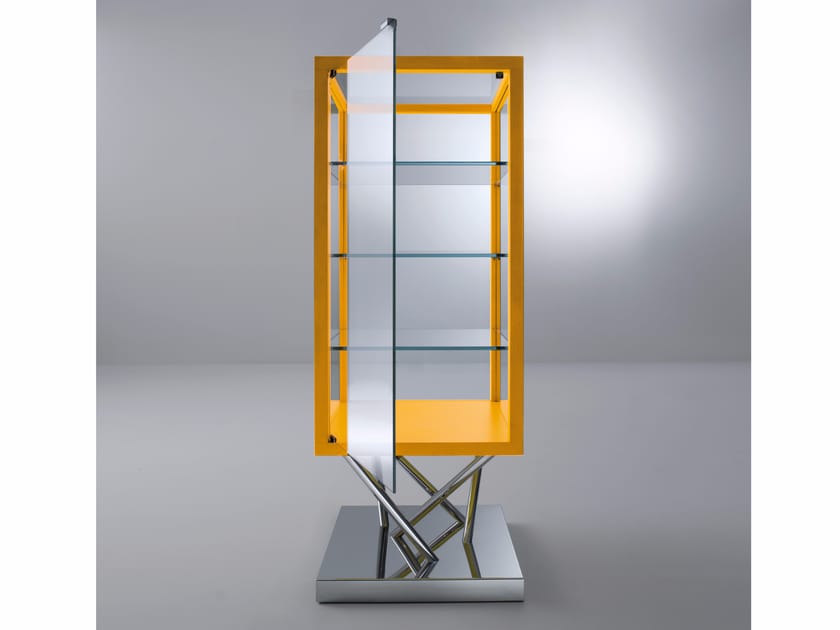 Vitrina en acero y vidrio SA03 Colección Sottsass By Laurameroni diseño ...