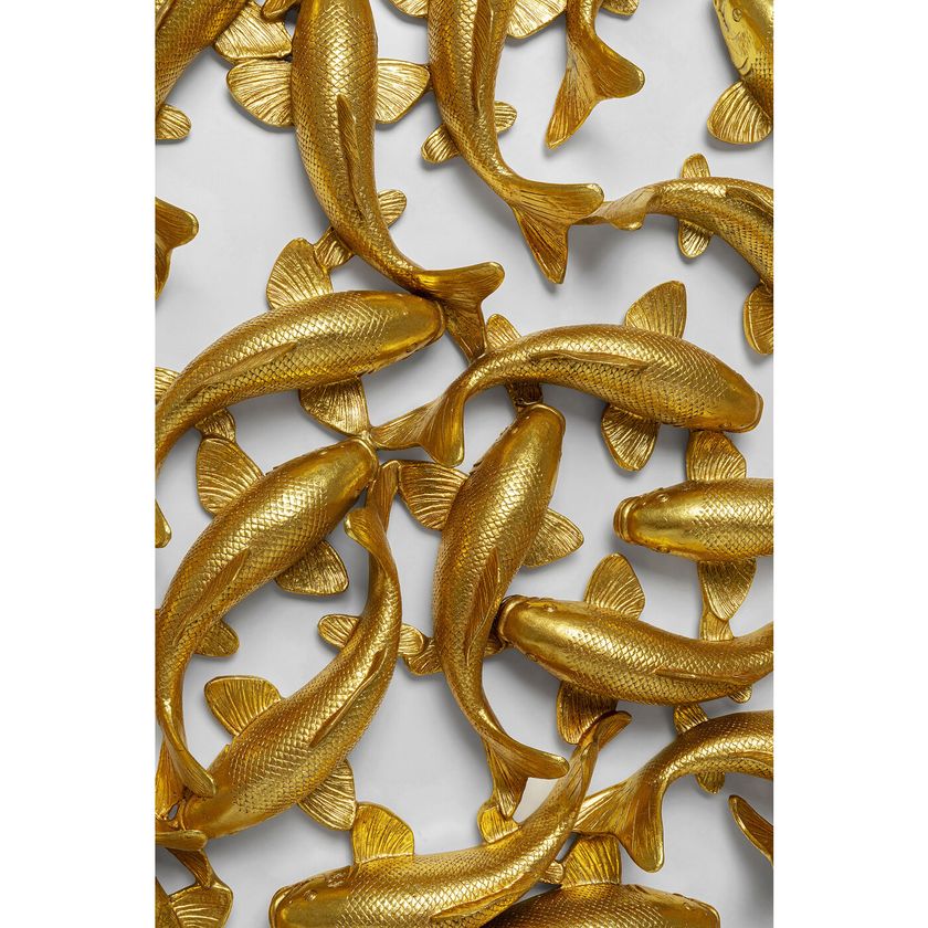 SCHOOL OF KOI GOLD Scultura By KARE Design