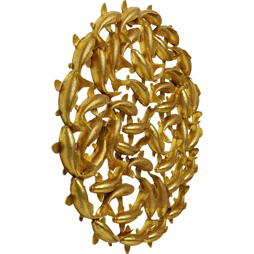 SCHOOL OF KOI GOLD Scultura By KARE Design