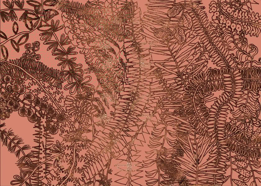 SEASON 1 KW1802 Ecological Plaster backing wallpaper with floral ...