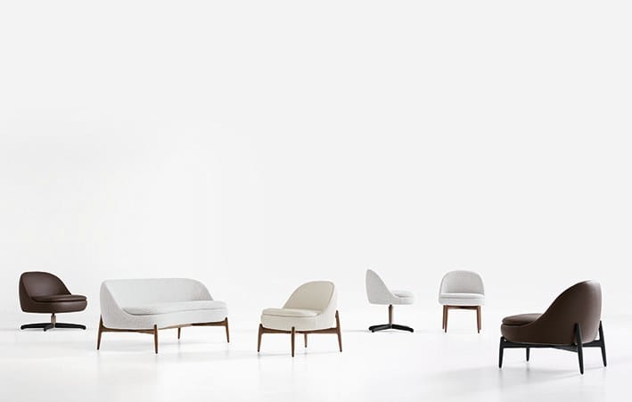SENDAI Easy chair By Minotti | design Inoda + Sveje