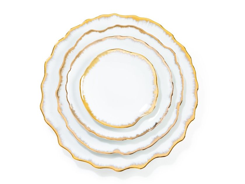 DESIRE GOLD Round porcelain serving plate By Non Sans Raison | design ...