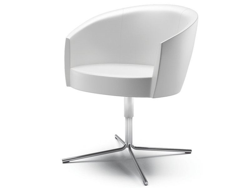 SFER Swivel easy chair with armrests with spoke base By Cizeta | design ...