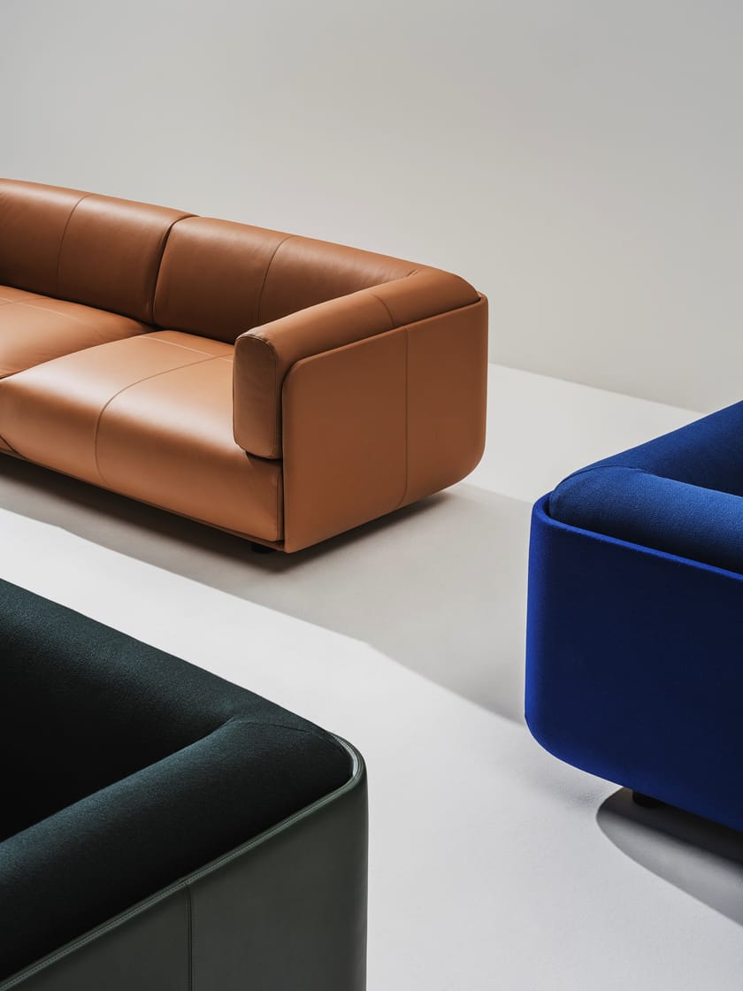 SHAAL | 3 seater sofa By arper design Doshi Levien