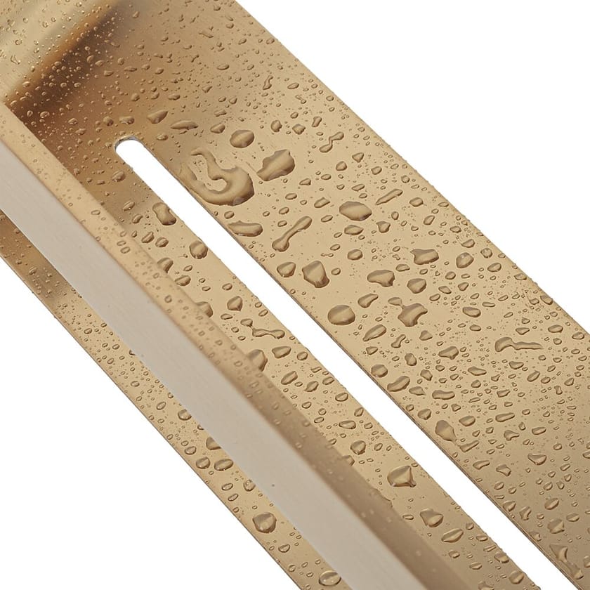 SHIFT GOLD | Soap dish for shower Shift Collection By Geesa design VANBERLO