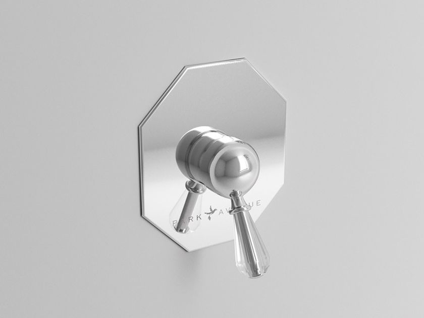 BEATRICE Recessed single handle shower mixer with plate By Park Avenue