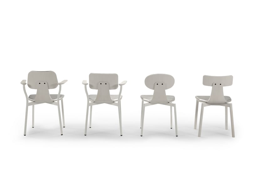 SILLA40 | Chair with armrests By Sancal design Nadadora