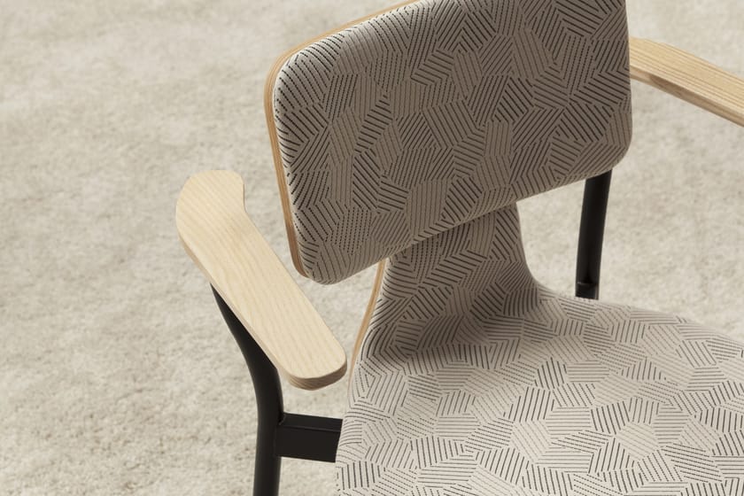SILLA40 | Chair with armrests By Sancal design Nadadora